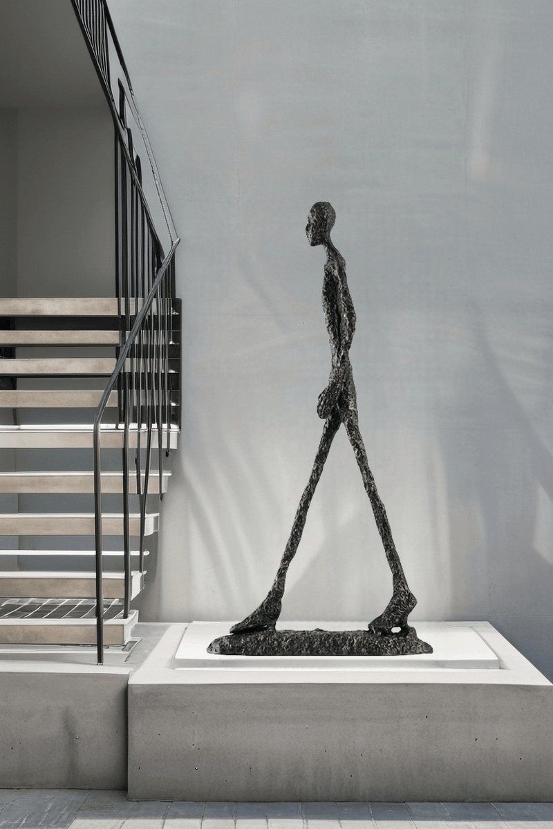 Metal Figure Sculpture Metal People Sculpture Aluminum Statue Metal Man ...