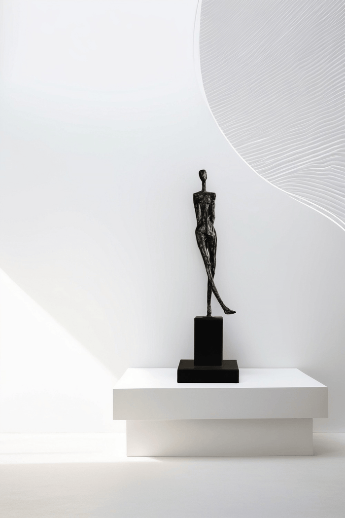Metal Figure Sculpture Metal People Sculpture Aluminum Statue Metal Man ...