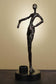 Metal Figure Sculpture Metal People Sculpture Aluminum Statue Metal Man ...