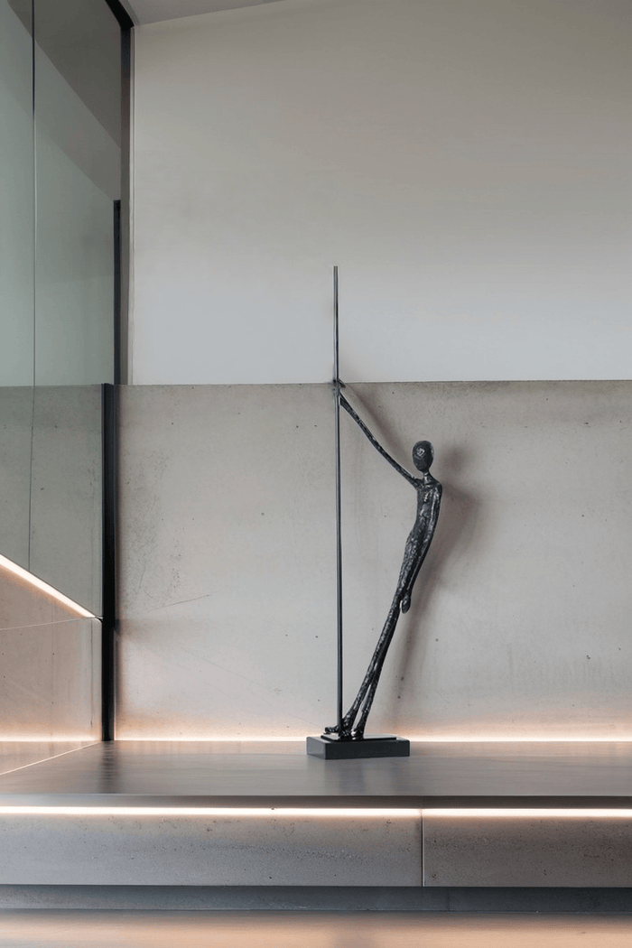 Abstract Metal Figure Statue Metal Human Sculpture Metal Art Human Figurine