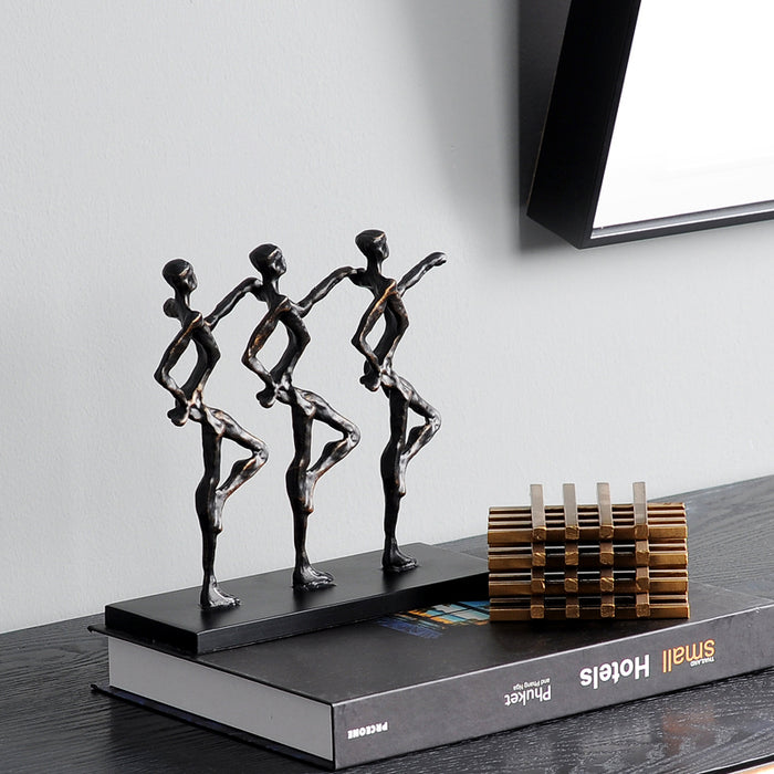 Metal Figure Sculpture Metal People Sculpture Aluminum Statue Metal Man ...