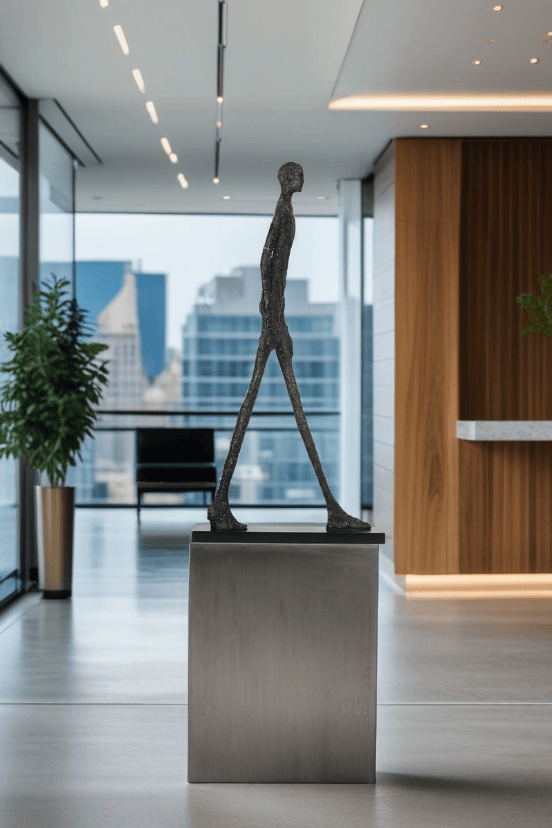 Metal Figure Sculpture Metal People Sculpture Aluminum Statue Metal Man ...