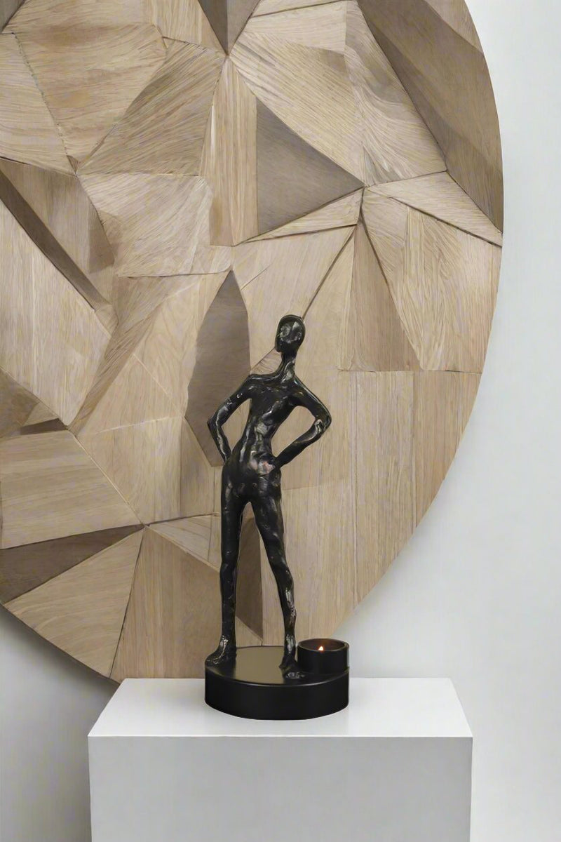 Metal Figure Sculpture Metal People Sculpture Aluminum Statue Metal Man ...