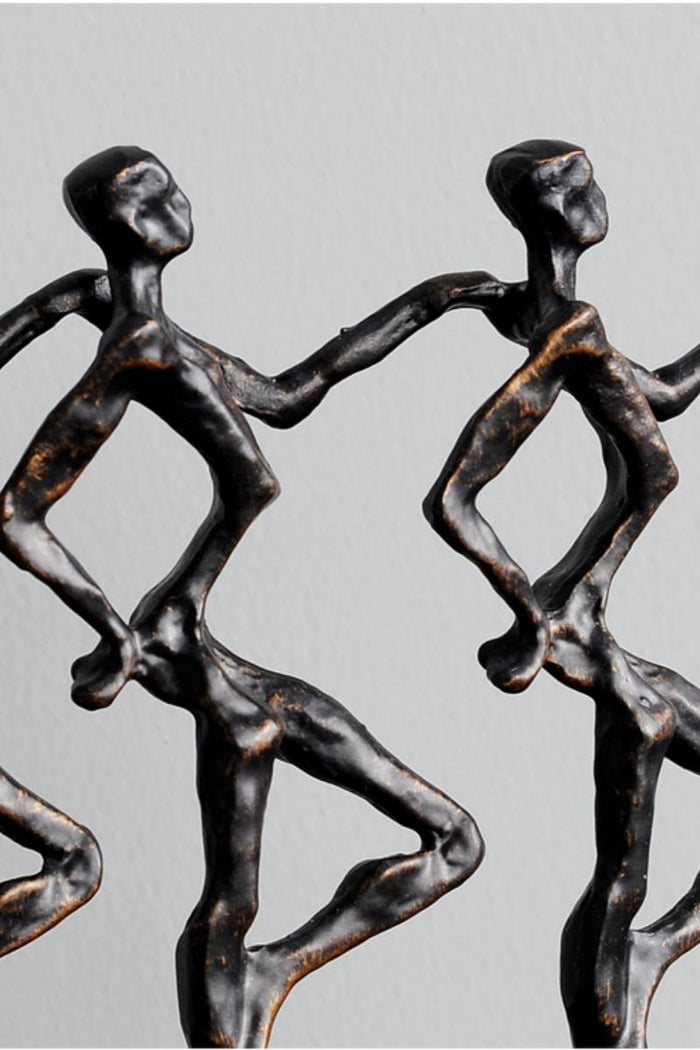 Metal Figure Sculpture Metal People Sculpture Aluminum Statue Metal Man ...