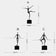 Metal Figure Sculpture Metal People Sculpture Aluminum Statue Metal Man ...