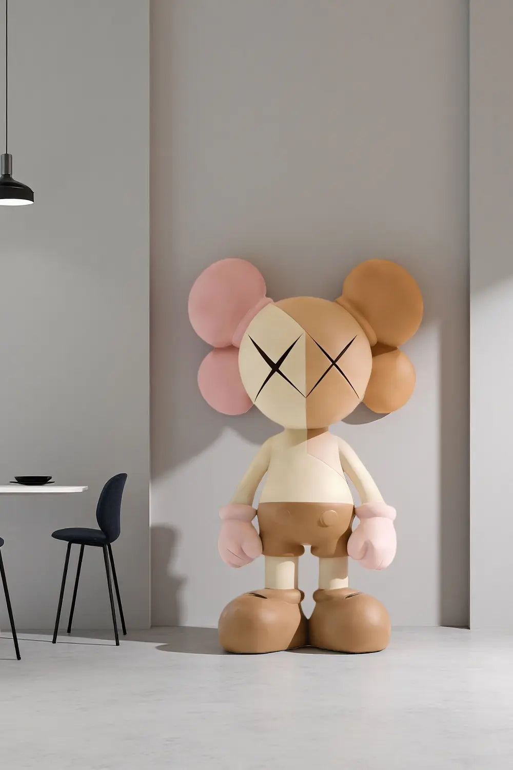 Large Floor Standing KAWS Statue Tall Colorful Pop Art Figure Artiblend