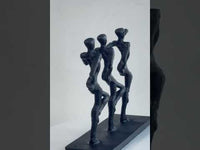 Metal Figure Sculpture Metal People Sculpture Aluminum Statue Metal Man ...