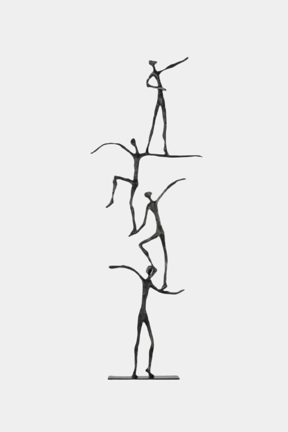Metal Figure Sculpture Metal People Sculpture Aluminum Statue Metal Man ...